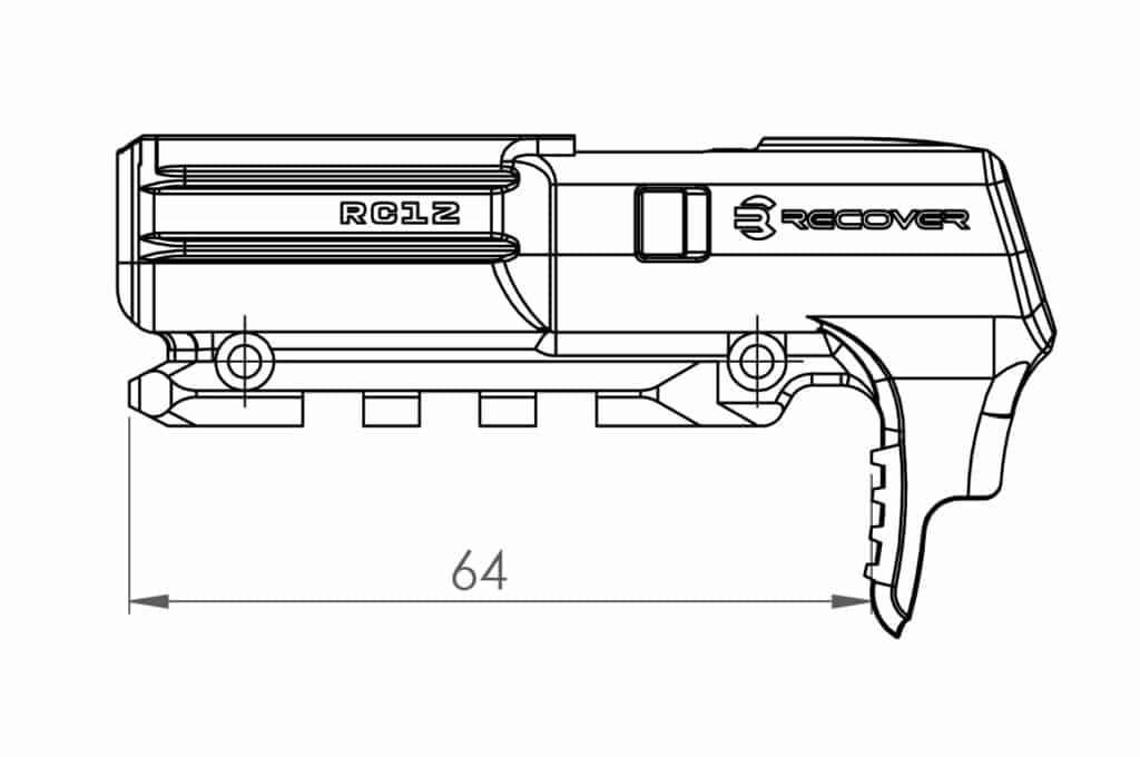 RC12 Rail for the Glock 17 & 22 Gen 1 & 2 - RC12 Rail for the Glock 17 ...
