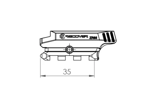 ZR65 Picatinny Over Rail Adapter For The Sig Sauer P365 and P365XL ...