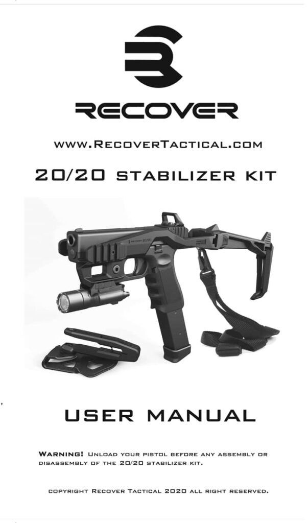 Recover Tactical® 20/21 Stabilizer Kit for 10mm/45ACP Glocks