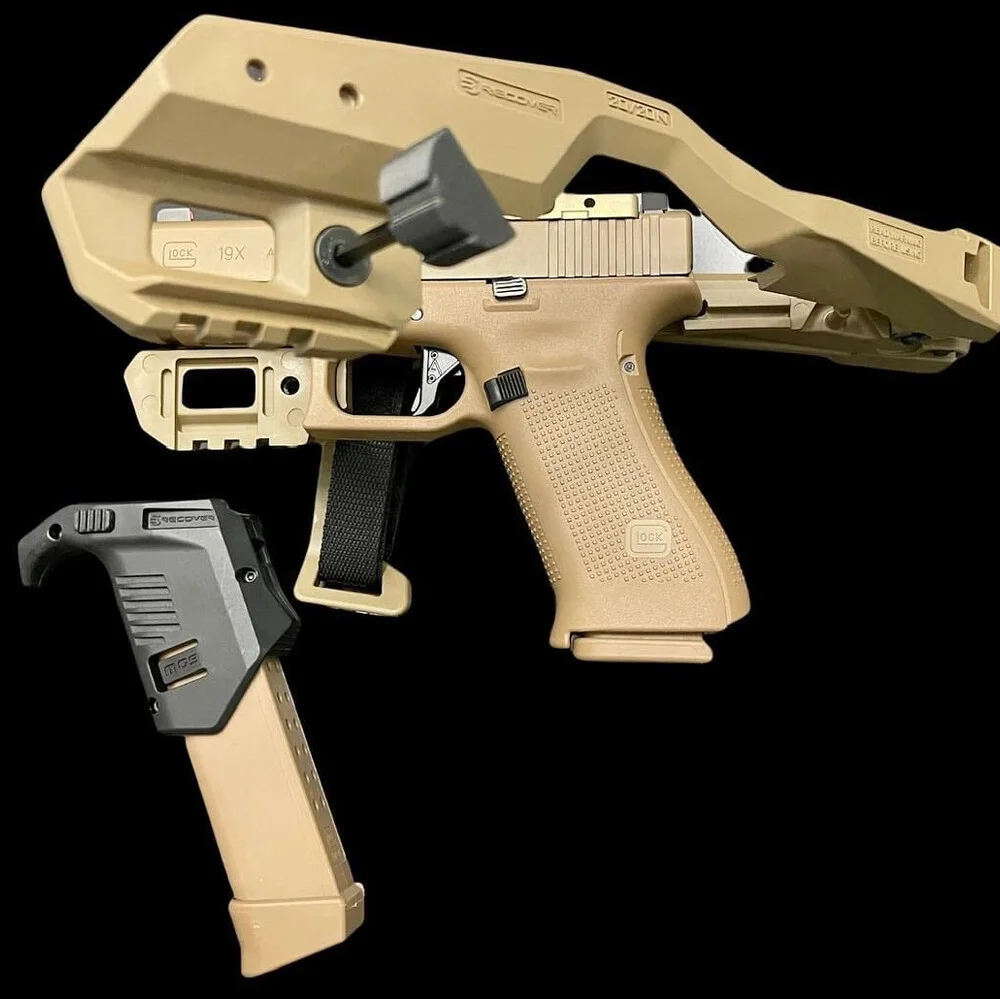 Grip Plug w/ keys (hardware) for Recover Products. Fits Glock Gen 3-5