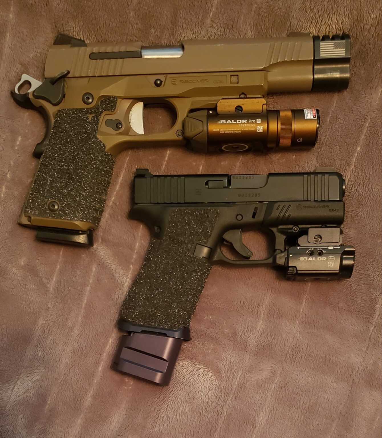 Rail Adapter For Glock 43 43X and 48