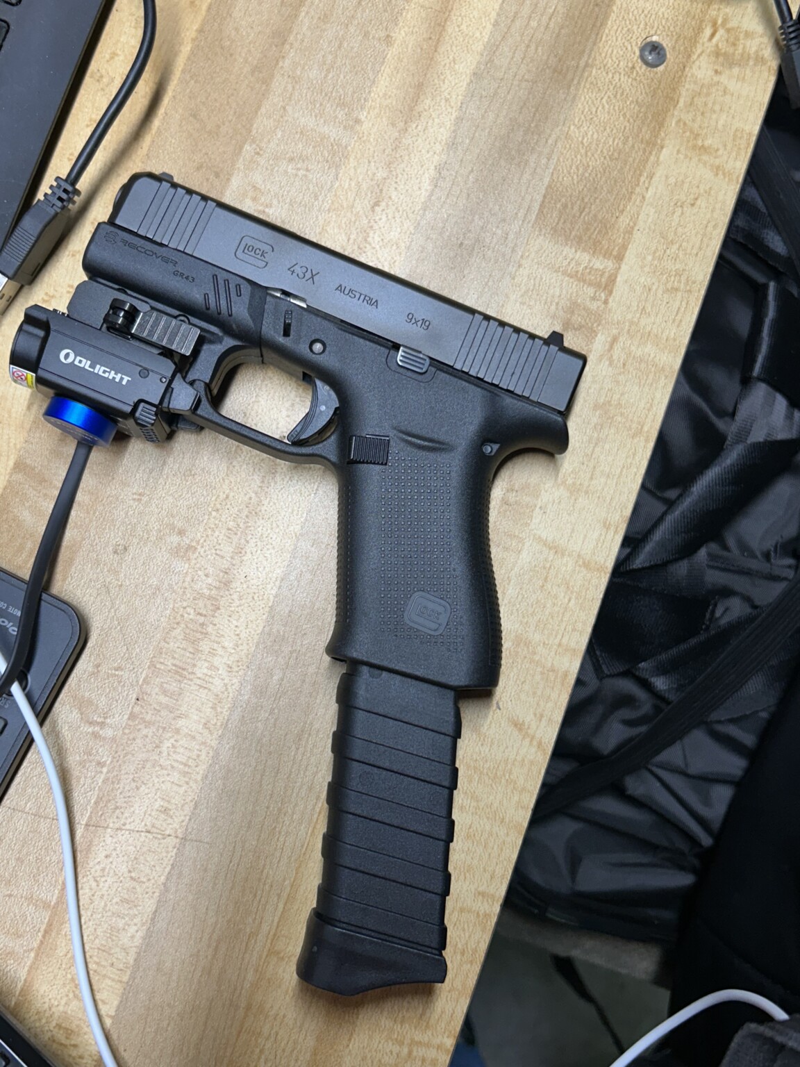 Rail Adapter For Glock 43 43X and 48