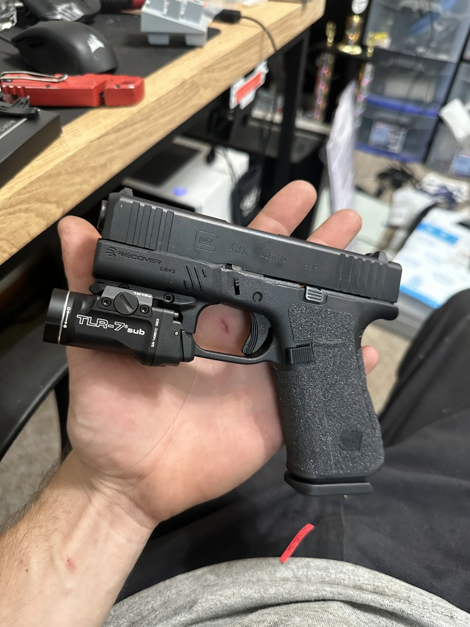 Rail Adapter For Glock 43 43X and 48