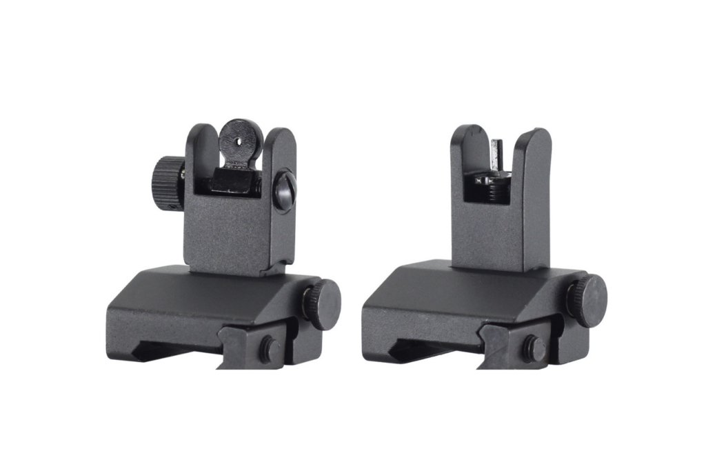Low-Profile Spring-Action Aluminum Flip-Up Sights (P-IX/TFA Compatible)