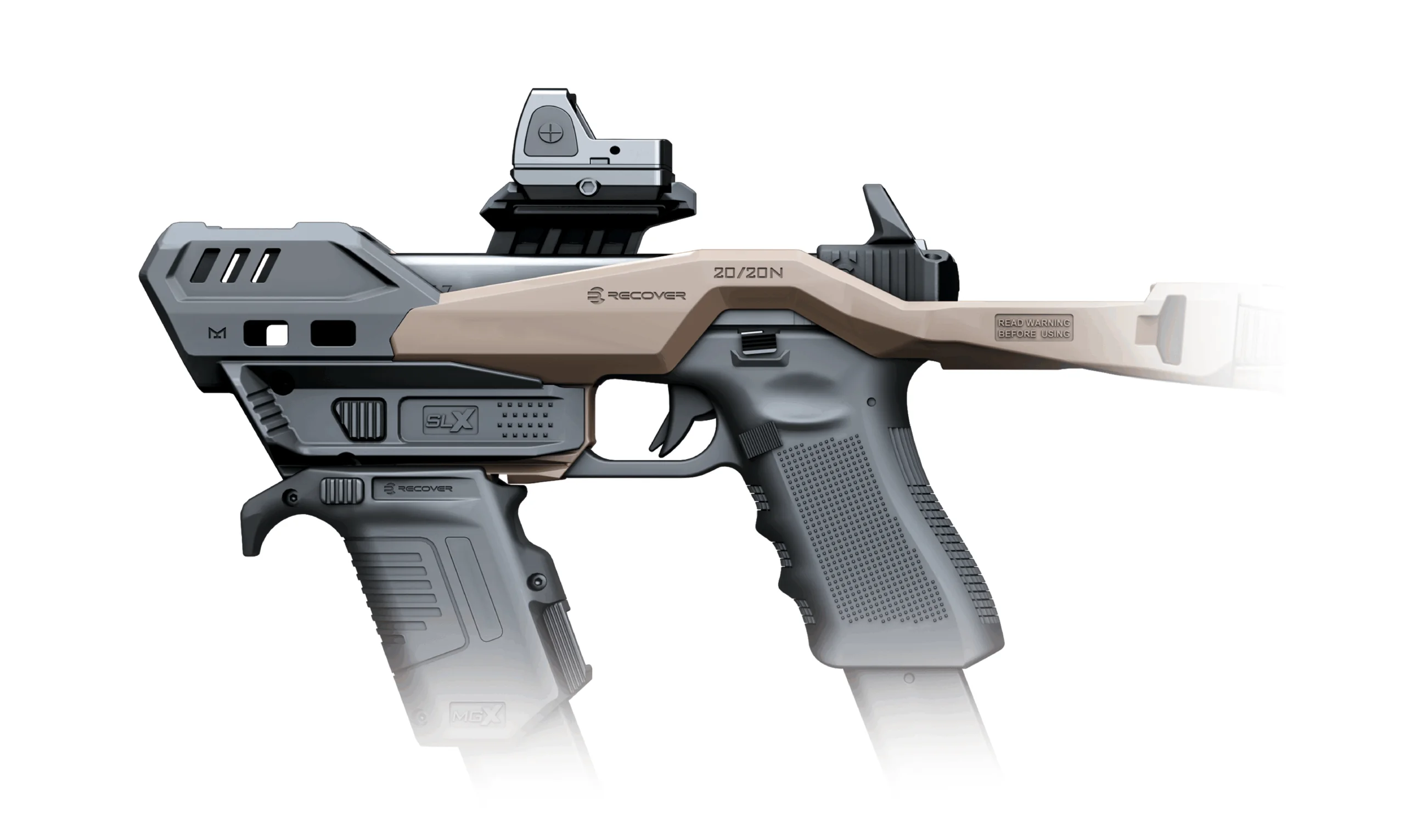 SLX Front Shroud w/ MLOK for Recover 20/20 Series Stabilizer Kits - SLX ...