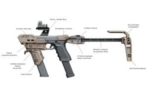 S-PRO Pistol Stabilizer Conversion Kit | Recover Tactical