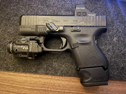 GR26 Rail Adapter For The Glock 26, 27 and 33 - GR26 Rail Adapter For ...